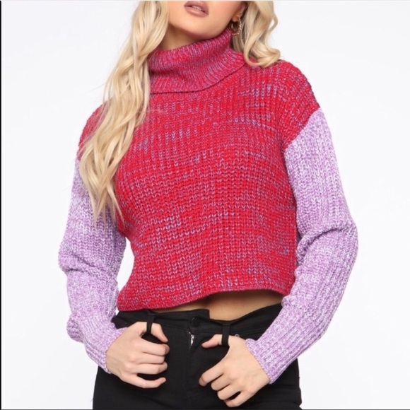 Elodie | Sweaters | Elodie Colorblock Turtleneck Sweater | Poshmark